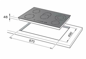 ELBA E 603-030 60cm built-in Induction Cooktop – J&R Appliances