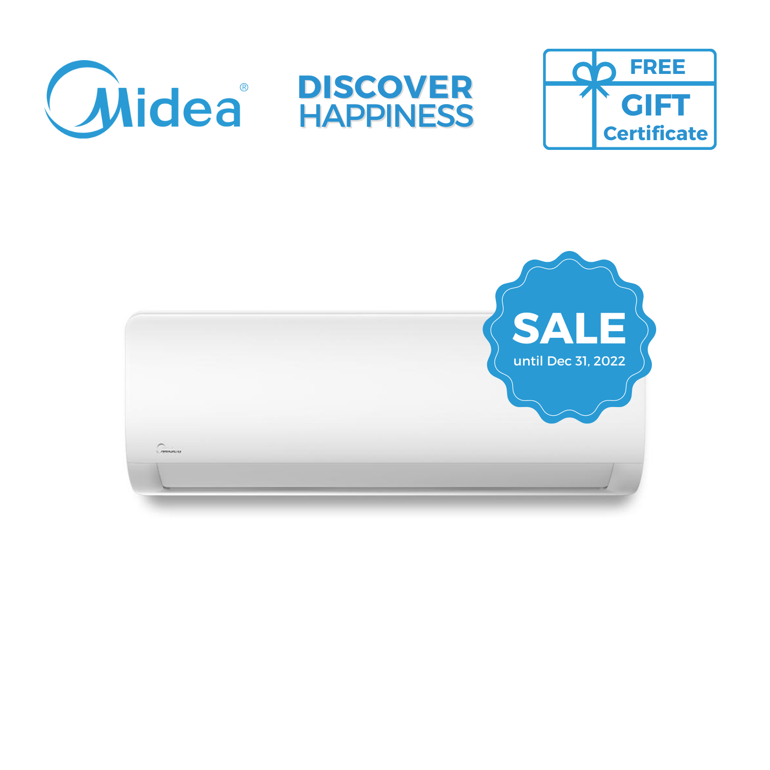 MIDEA FP-53AST015KEIV-G4 1.5hp Wall Mounted Split Type Inverter Air ...